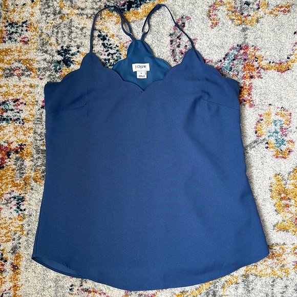 J. Crew Factory | Tops | J Crew Factory Scalloped Cami | Poshmark
